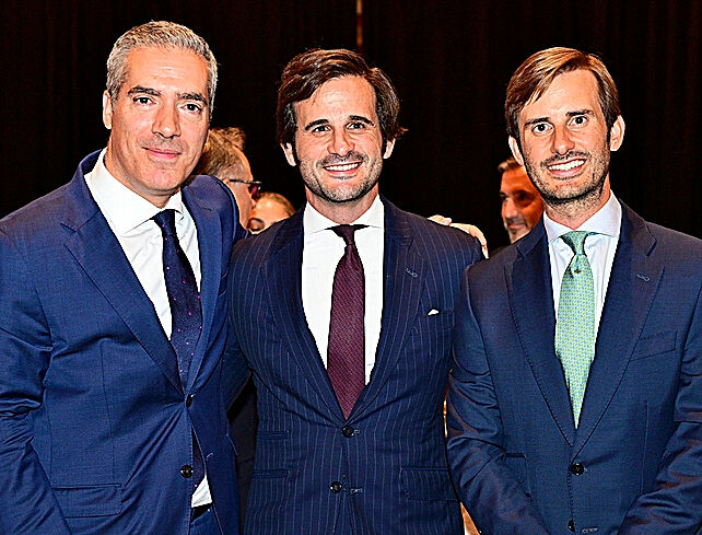 Diego Trillo, secretario general y del consejo de Enagás, junto a Luis Cazorla González-Serrano ...